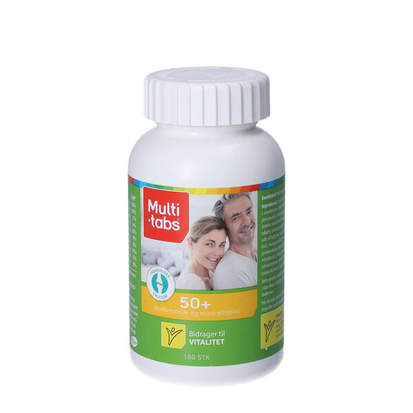 Multi-tabs 50+ tabletter 180 stk. | Køb på DinApoteker.dk