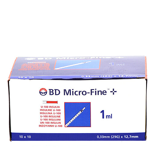 BD Micro-Fine+ Insulinsprøjte 1 ml / 29G | Køb på DinApoteker.dk