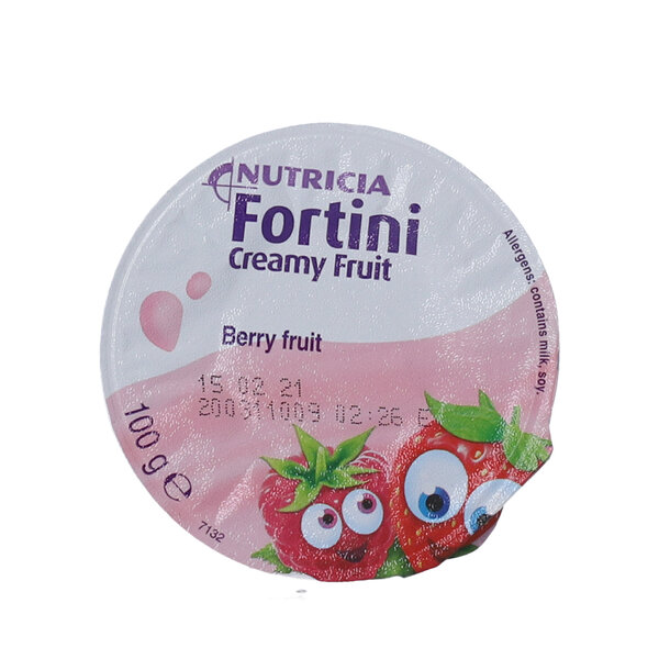 Fortini Creamy Fruit Multi (bær-frugt) 4x100g | Køb på DinApoteker.dk