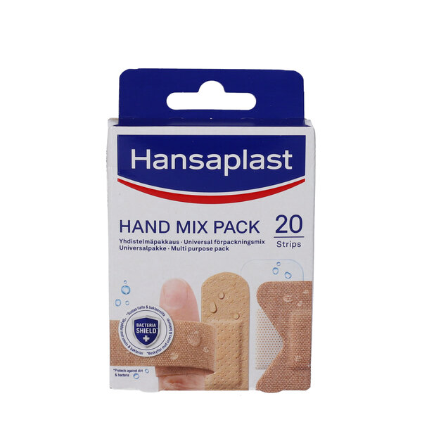 Hansplast Hand Mix Pack 20 stk. | Køb på DinApoteker.dk