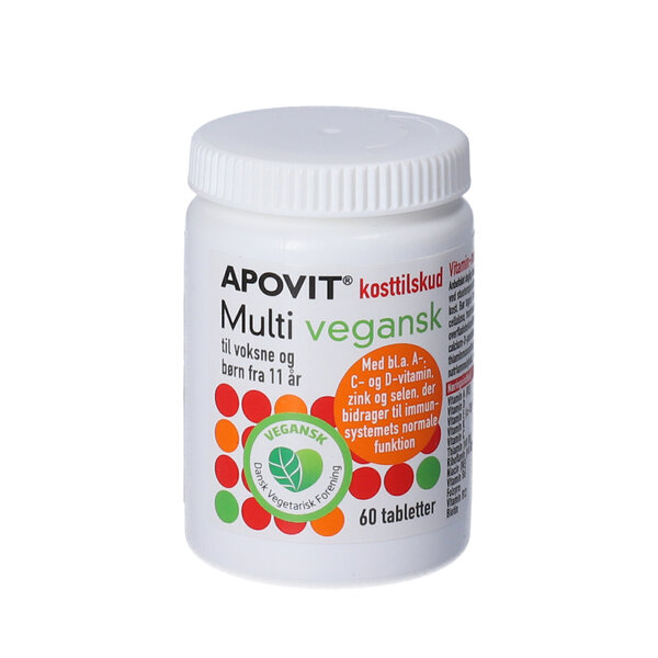 Apovit Multi vegansk 60 stk. | Køb på DinApoteker.dk