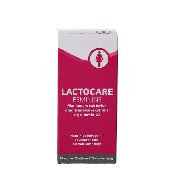 Lactocare FEMININE Kapsler 30 stk. | Køb på DinApoteker.dk