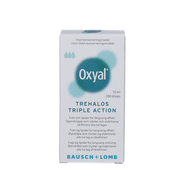 Oxyal Trehalos Triple Action 10 ml | Køb på DinApoteker.dk