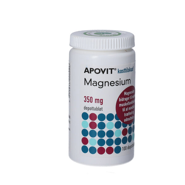 Apovit Magnesium 350 mg 100 stk. | Køb på DinApoteker.dk