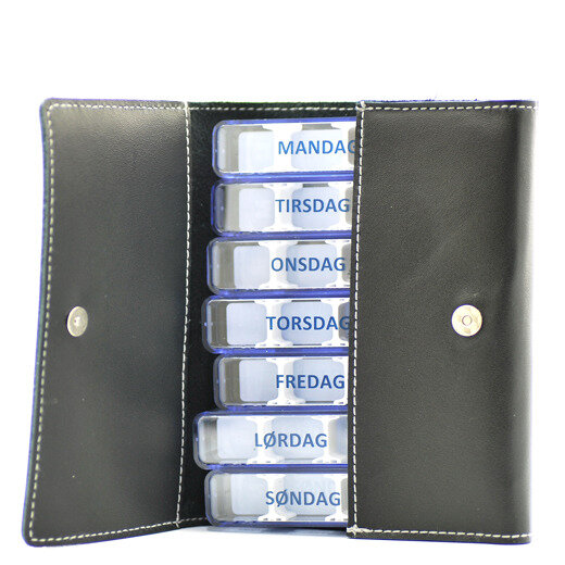 Medidos No 1 Doseringsæske (sort læder) | Køb på DinApoteker.dk