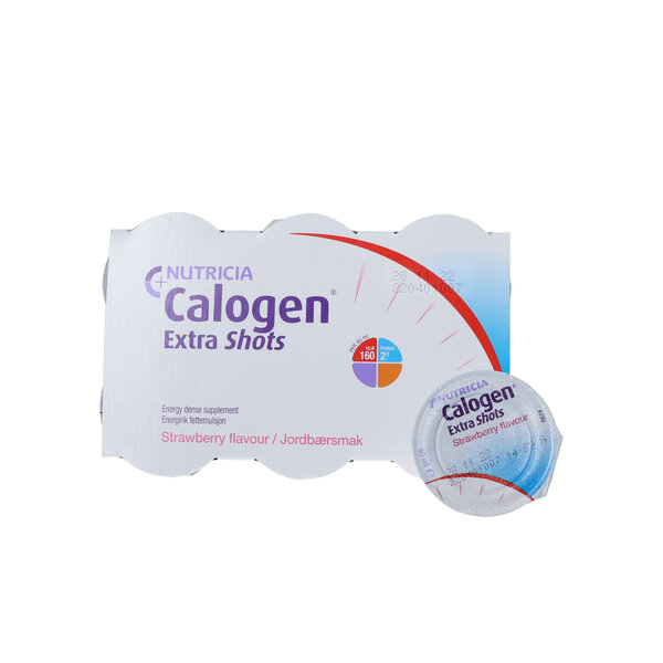Calogen Extra Shot Jordbær 6x40 ml | Køb på DinApoteker.dk
