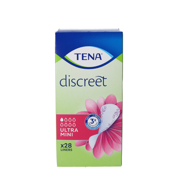 TENA Lady Discreet Ultra Mini 28 stk. | Køb på DinApoteker.dk