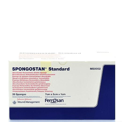 Spongostan Standard Svamp 20 stk. | Køb på DinApoteker.dk