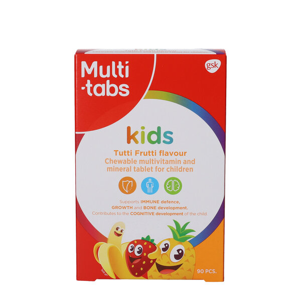 Multi-tabs Kids (tutti-frutti) 90 stk. | Køb på DinApoteker.dk