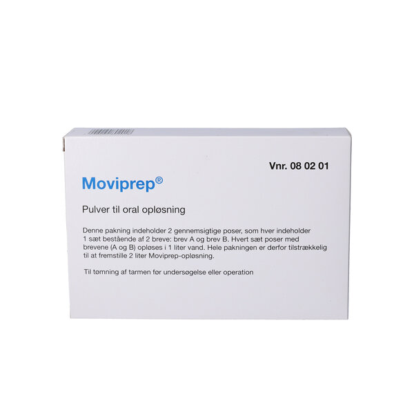 Moviprep 4 breve (2care4) Udtømning | Køb lokalt på DinApoteker.dk