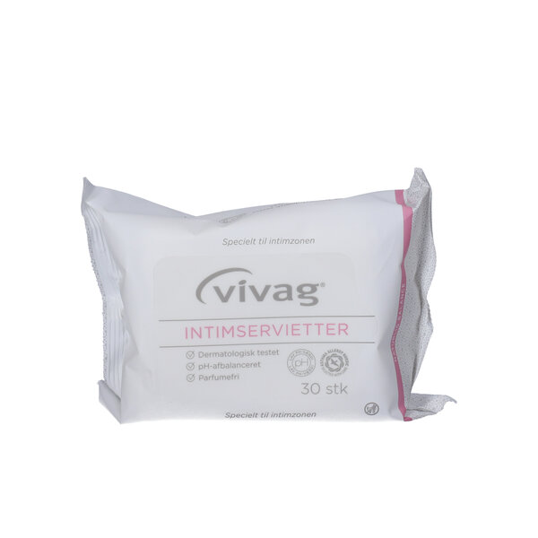 Vivag Intimservietter 30 stk. | Køb på DinApoteker.dk