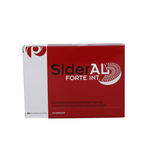 SiderAL Forte Int. kapsler 20 stk. | Køb på DinApoteker.dk