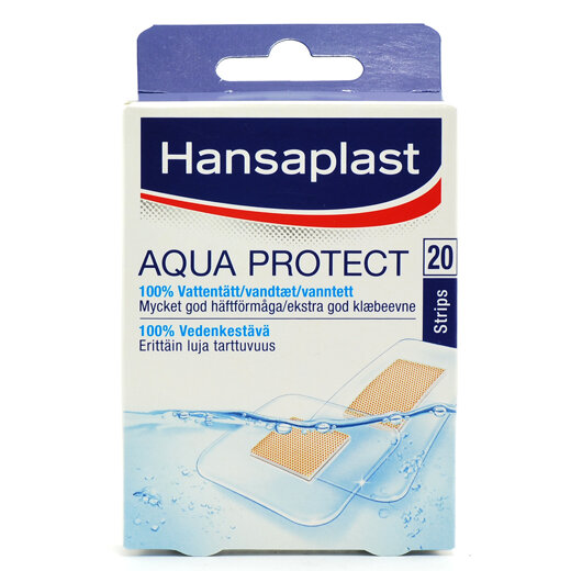 Hansaplast Aqua Protect (2 str) 20 stk. | Køb på DinApoteker.dk
