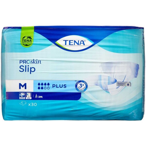 TENA Proskin Slip Plus (M) 30 stk. | Køb på DinApoteker.dk
