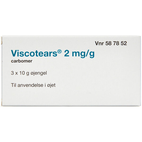 Viscotears (2C4) 3 x 10 g øjendråber | Køb på DinApoteker.dk