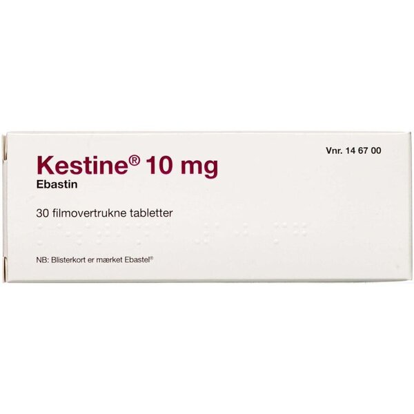 Kestine 10 mg (2care4) allergitabl 30 stk | Køb på DinApoteker.dk