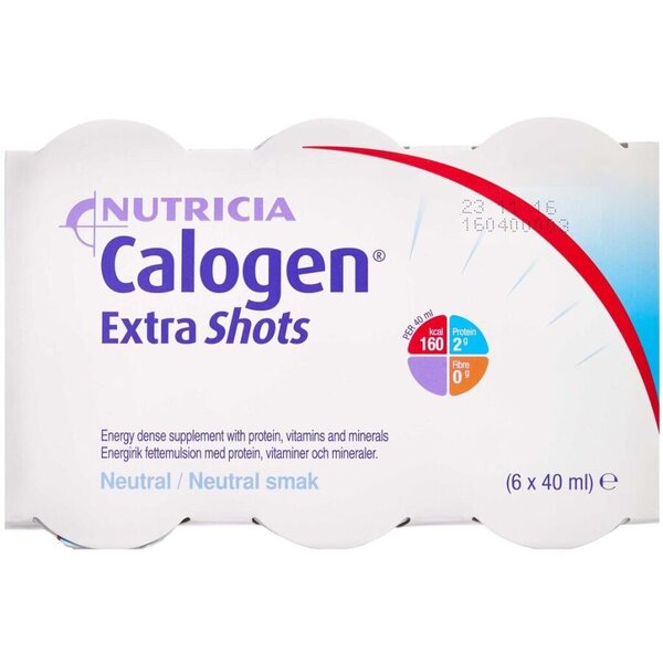 Calogen Extra Shot Neutral 6x40 ml | Køb på DinApoteker.dk