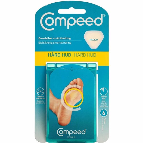 Compeed Hård hud Plaster 6 stk. | Køb på DinApoteker.dk