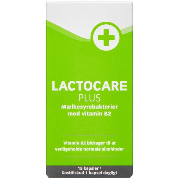 Lactocare PLUS Kapsler 15 stk. | Køb på DinApoteker.dk