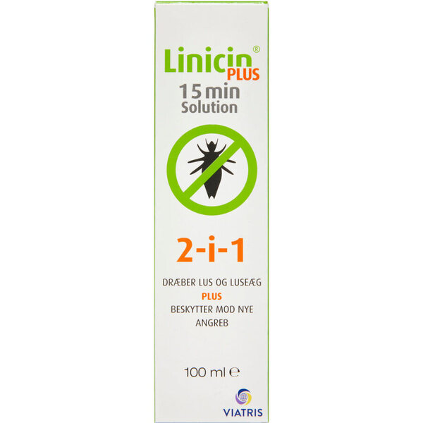 Linicin Plus 15 min Solution 100 ml | Køb på DinApoteker.dk